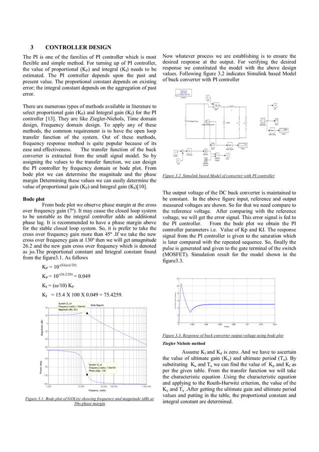 Small signal analysis based closed loop control of buck converter | PDF