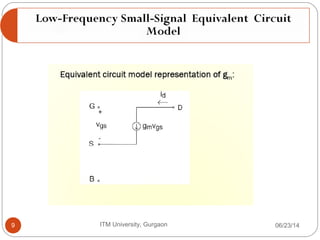 MOSFET Small signal model | PPT