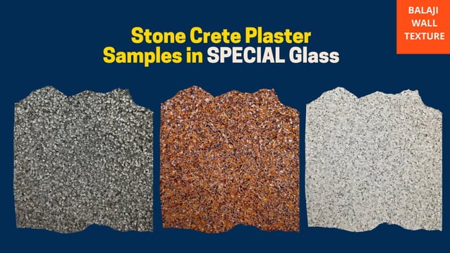 Stone Crete Plaster / Grit Wash Plaster / Aggregate Plaster by Balaji ...
