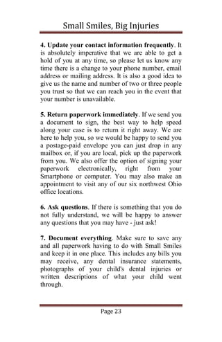 Small Smiles, Big Injuries: A Parent’s Guide to Dealing with Small ...