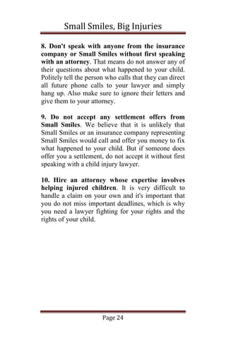 Small Smiles, Big Injuries: A Parent’s Guide to Dealing with Small ...