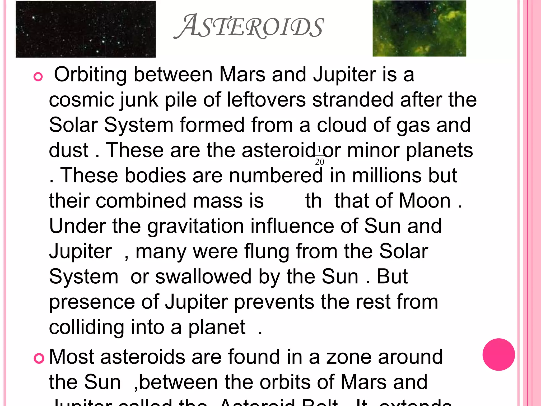 Small solar system bodies | PPTX
