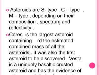Small solar system bodies | PPTX