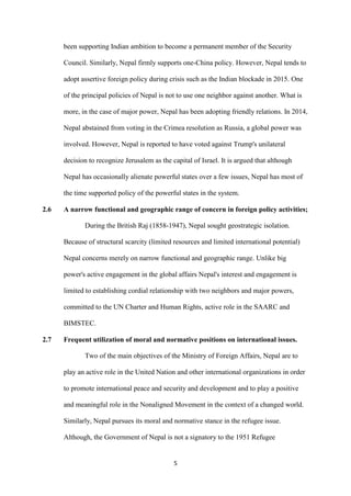 Small state syndrome in Nepal's foreign policy pdf | PDF