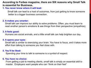 Small Talk: Business | PPTX