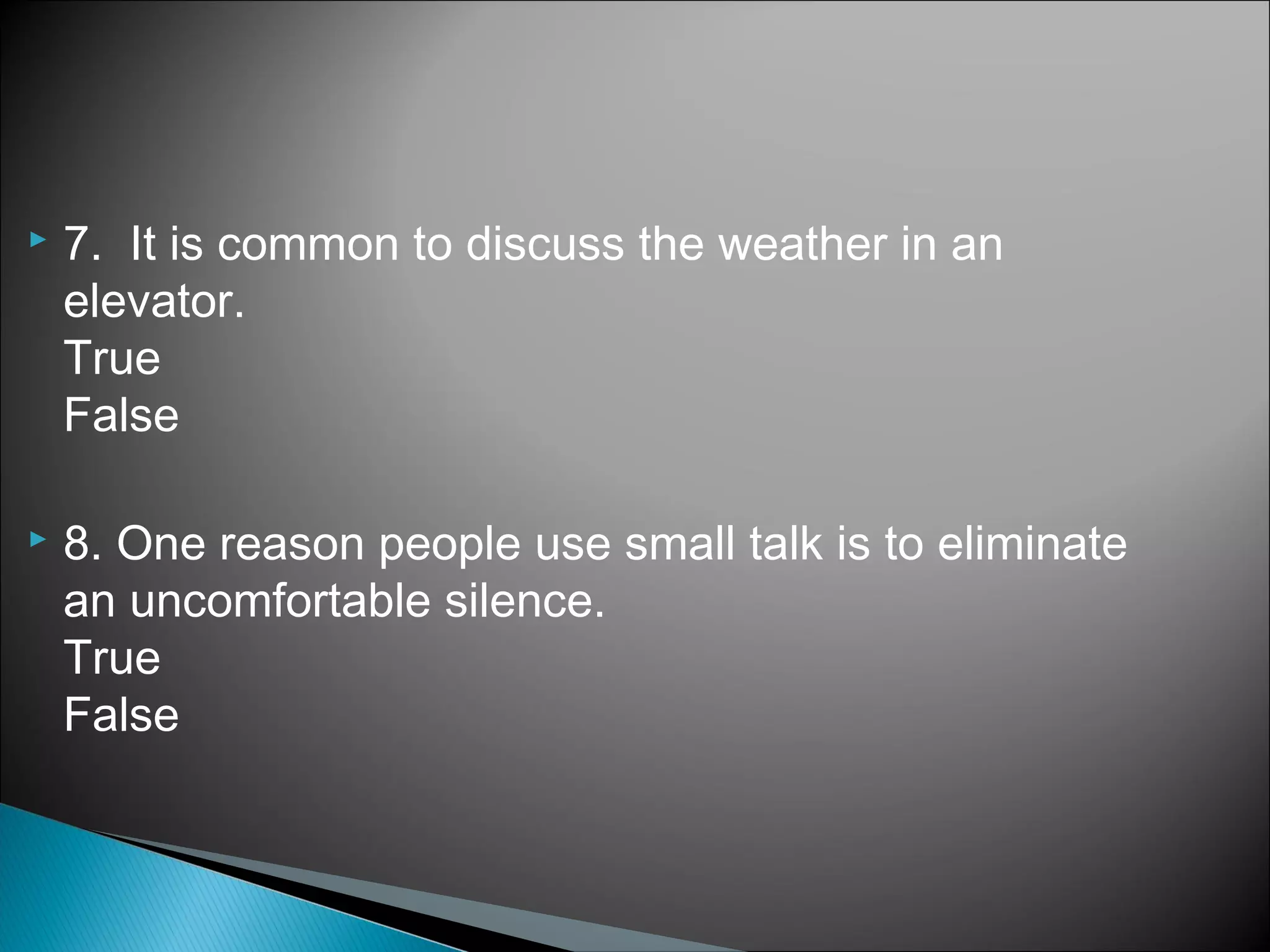 Small talk. ppt | PPT