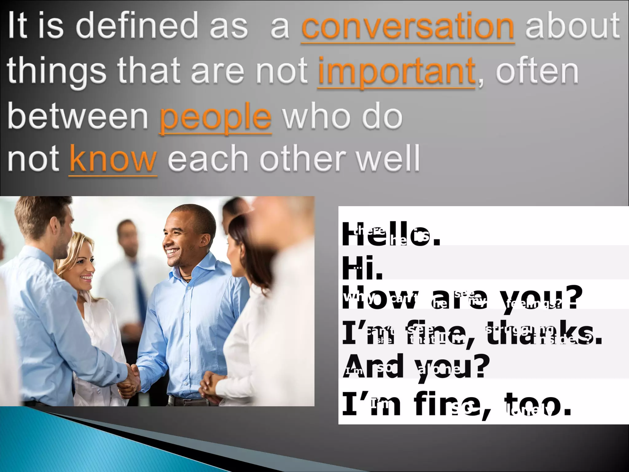 Small talk. ppt | PPT