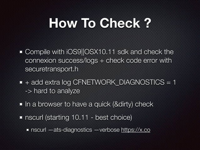 App Transport Security by Nicolas lauquin | PPT