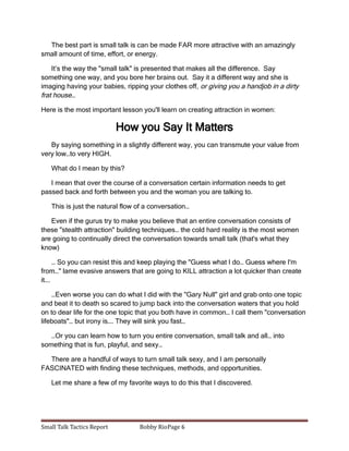 Small Talk Tactics.pdf | Parenting Babies and Toddlers | Parenting