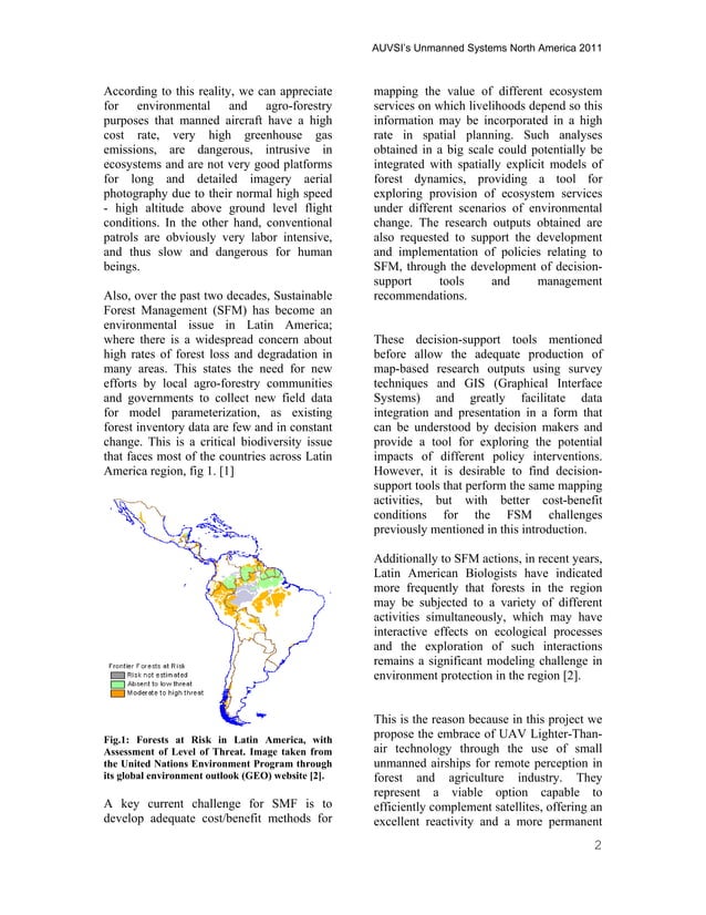 Small unmanned airships_for AFOLU in Latin America | PDF