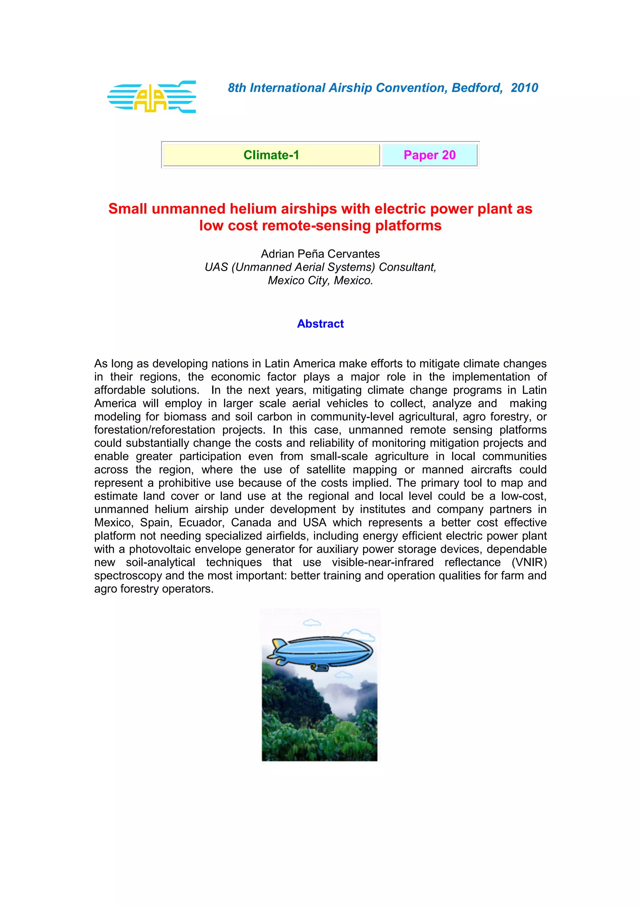 Small unmanned airships for remote perception | PDF