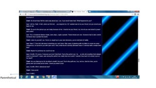 Smallville script annotation | PPTX