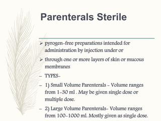 Small volume prentrals | PPT