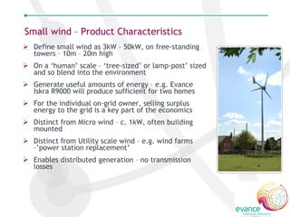 Small Wind Big Future Iskra/Evance | PPT | Power and Energy Industry ...