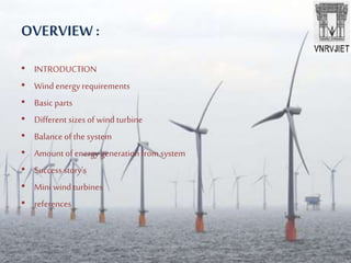 Small wind electric systems | PPTX