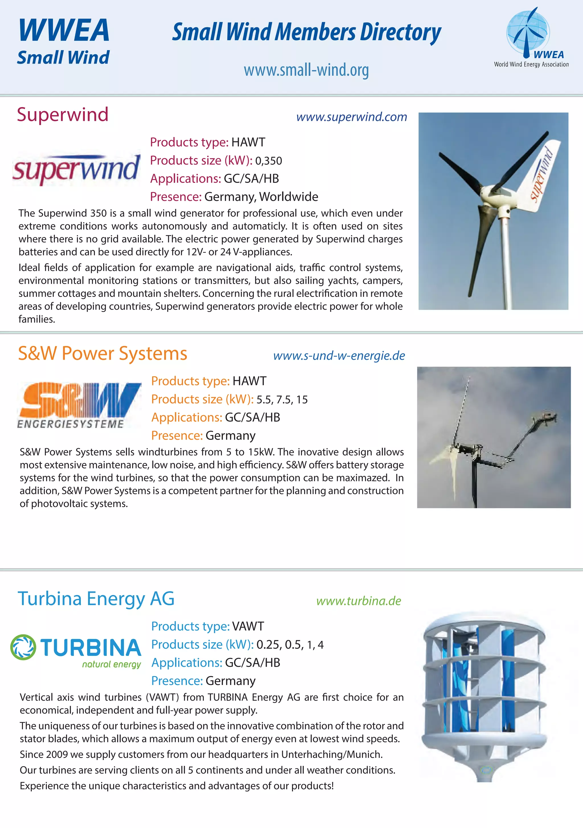 Small Wind Energy Report 2014 | PDF