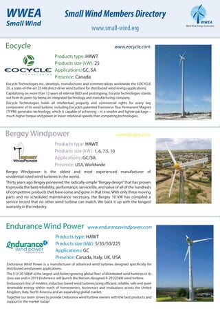 Small Wind Energy Report 2014 | PDF