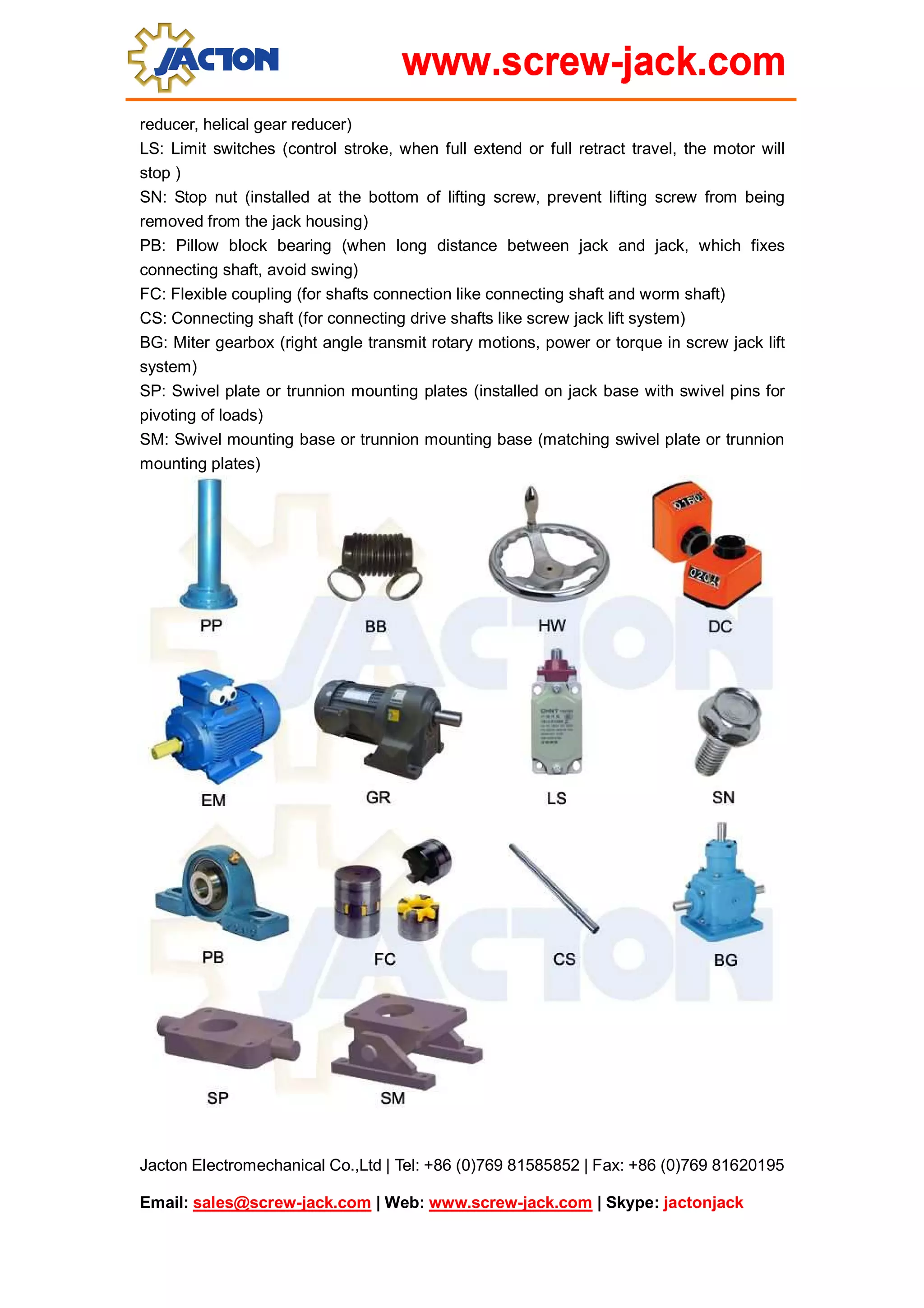 Small worm gear jack, acme miniature screw jack, miniature lifting jack ...