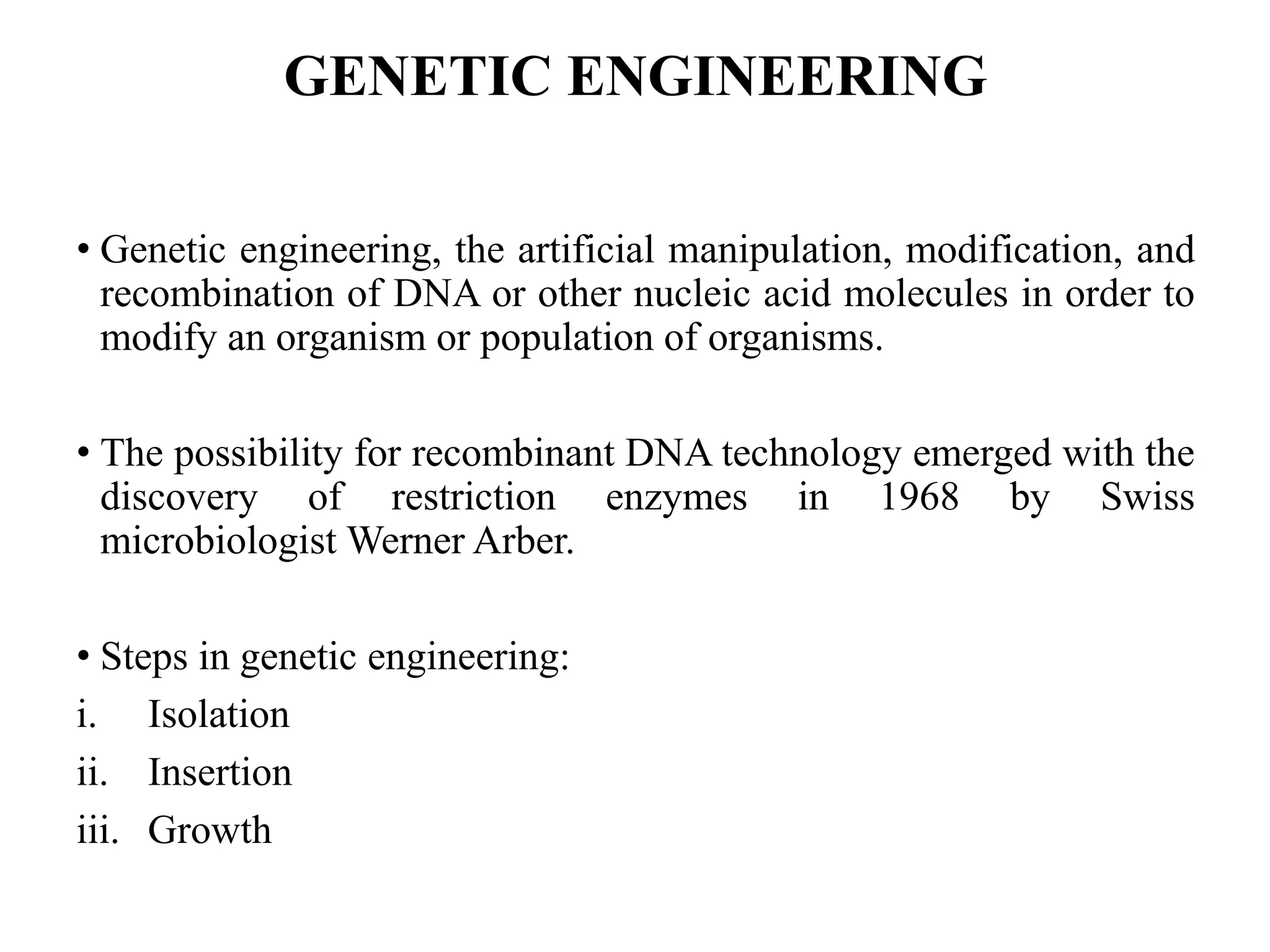 Social and ethical issues of genetic engineering | PPTX