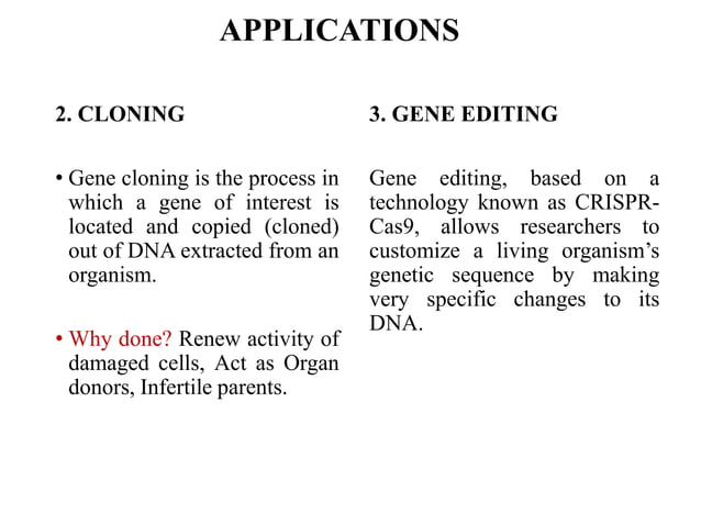 Social and ethical issues of genetic engineering | PPTX