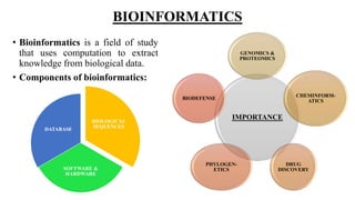Bioinformatics and intellectual property | PPTX