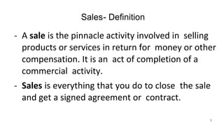 Sales Management | PPT