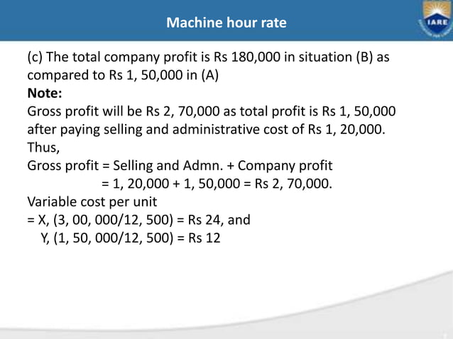 Machine hour reate | PPTX