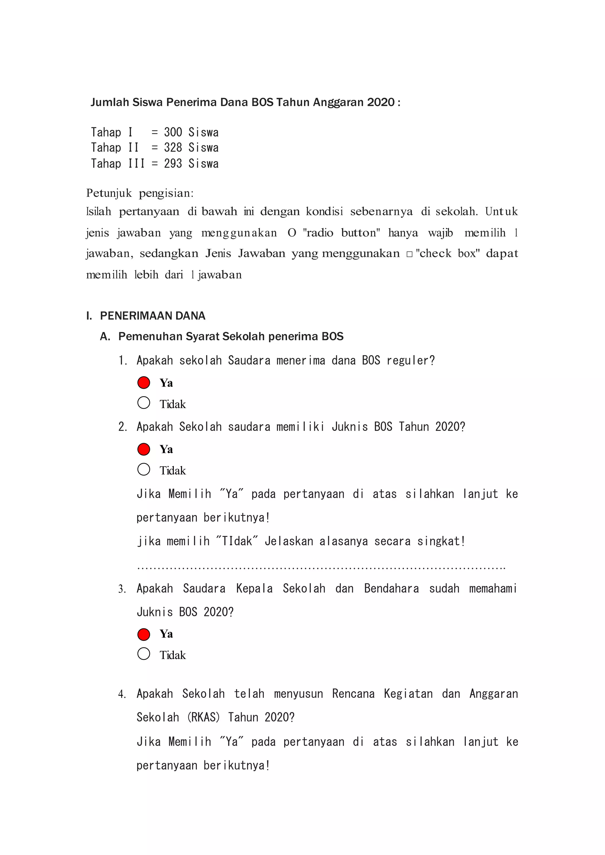 Sman 2 balige instrumen monev program dana bos | PDF