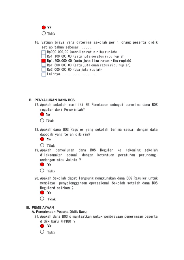 Sman 2 balige instrumen monev program dana bos | DOCX