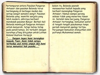 Perlawanan Rakyat Bali dan Perlawanan Banjar | PPT