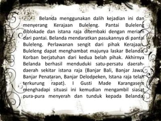 Perlawanan Rakyat Bali dan Perlawanan Banjar | PPT