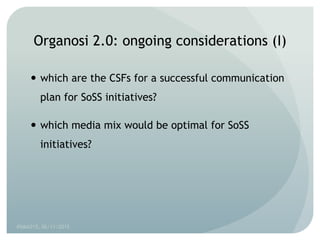 Social media use by self-organized social solidarity initiatives in ...