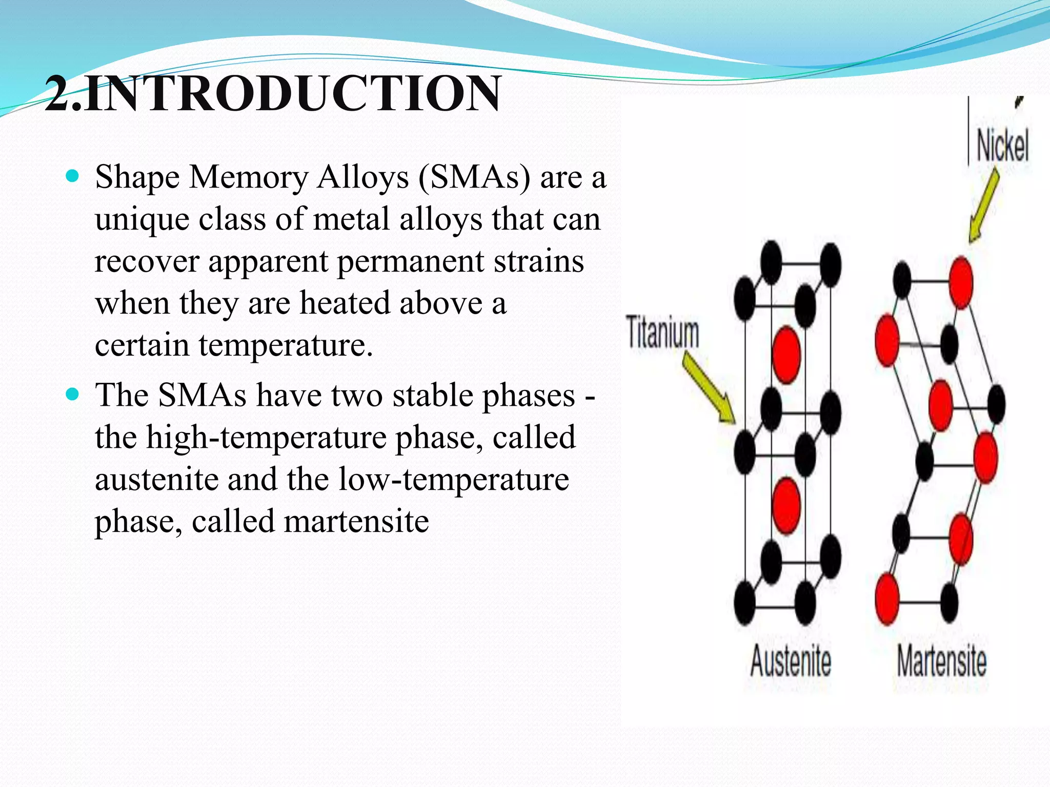 Shape Memory Alloy ppt | PPTX