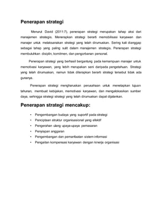 SM, ari prayogo, Hapzi Ali, overview strategic management process ...