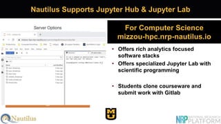 Utilizing Nautilus and the National Research Platform for Big Data ...