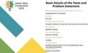 Smart india hackthon ppresentation idea on smart eduction | PPTX
