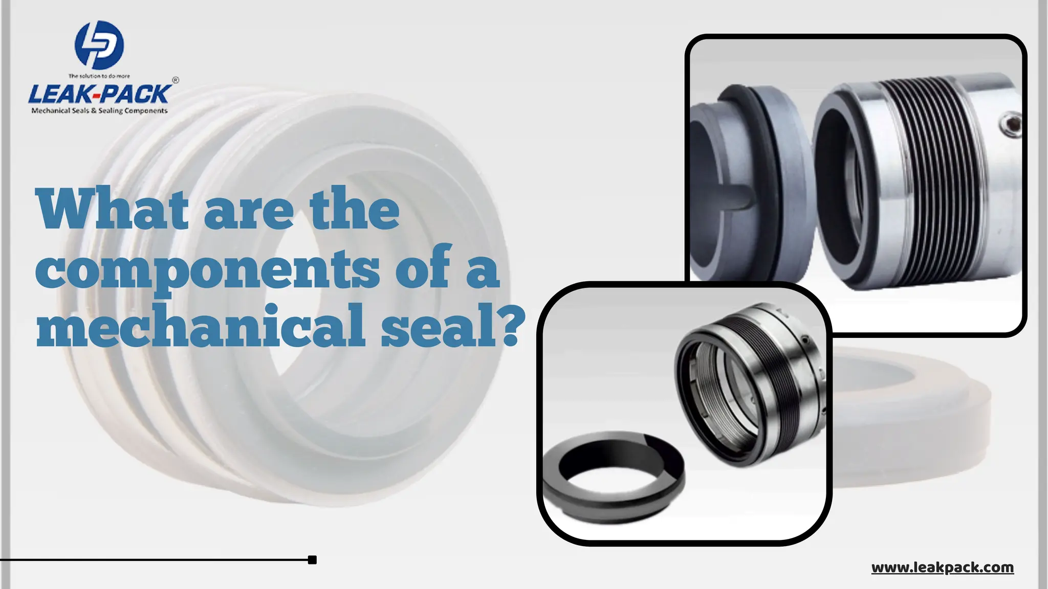 What are the components of a mechanical seal? | PDF