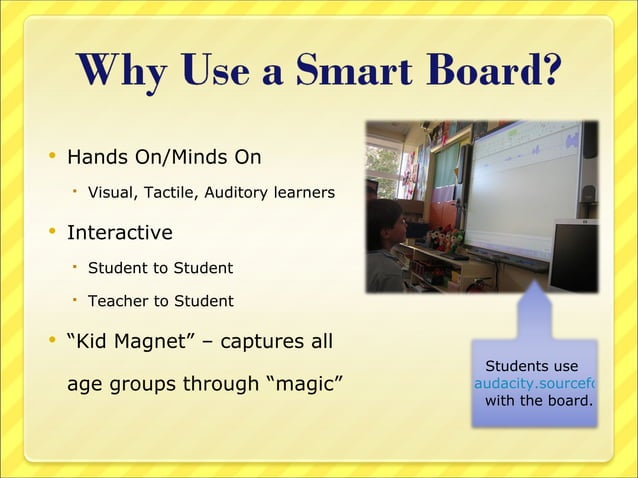Smart Board Embedded Into Teaching And Learning | PPT