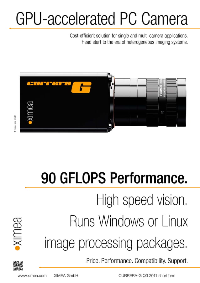 Smart camera-currera-g-ximea | PDF | Cameras and Camcorders | Consumer Electronics