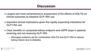Efficancy and safety of SGLT2i with and without baseline GLP1 analoger ...