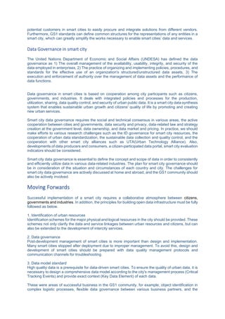 Smart city position paper - GS1 standards perspective | PDF