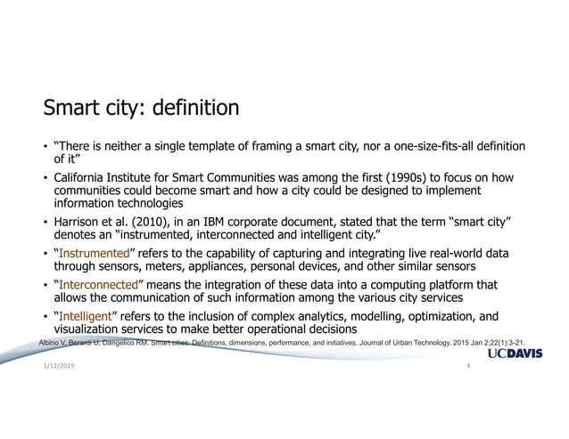Smart city- services and technologies | PPT