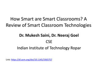 Smart classroom | PPTX