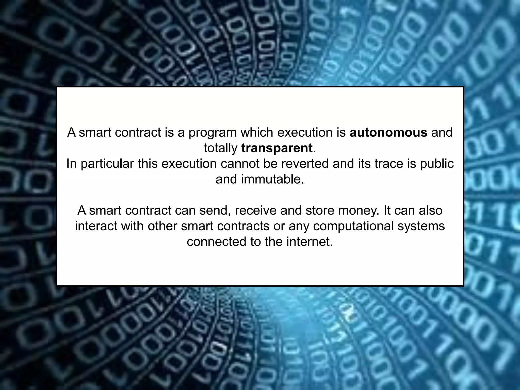 Smart contracts | PDF