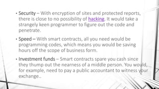 Smart contracts | PPT