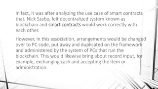 Smart contracts | PPT