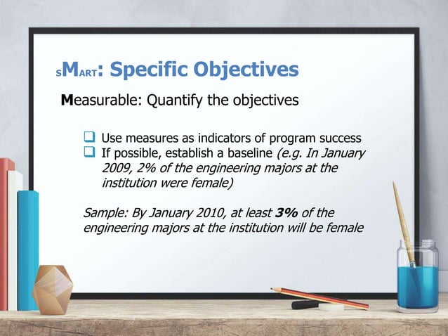 SMART - Developing Effective Goals and Objectives.pptx | Business ...