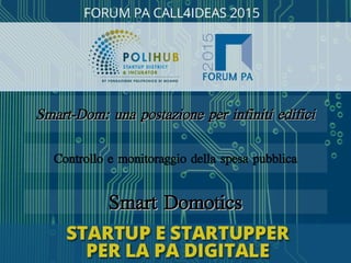 Smart-Dom Share: controllo e monitoraggio spesa pubblica | PDF