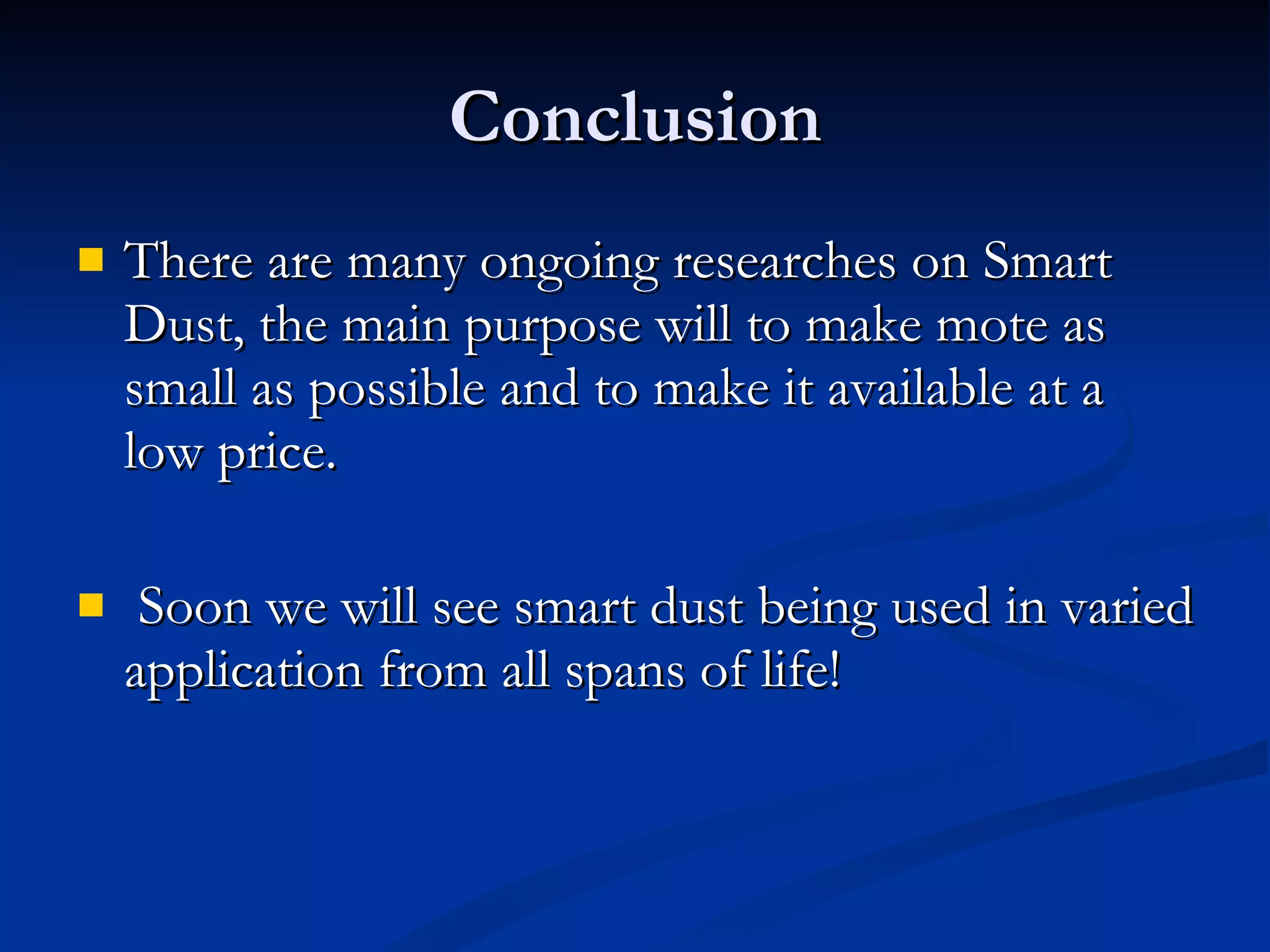 Smart Dust | PPT