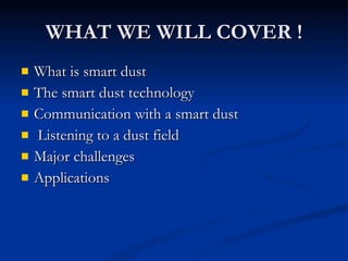 Smart Dust | PPT